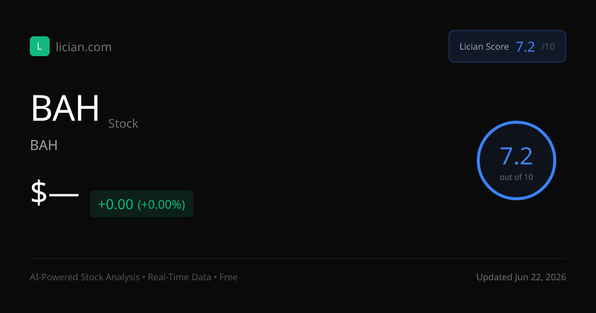 Is BAH Stock Undervalued? Booz Allen Hamilton Holding Valuation ...